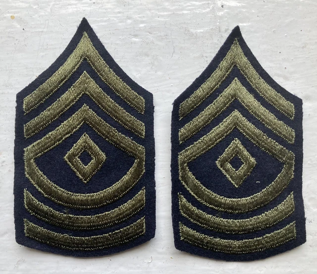 PAR DE RAYAS de primer rango de sargento del ejército de EE. UU. de la ...