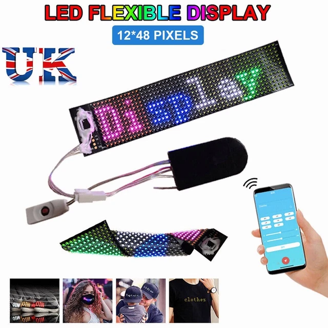LED SIGN PROGRAMMABLE DIY LED Scrolling Sign Colorful Message Board ...