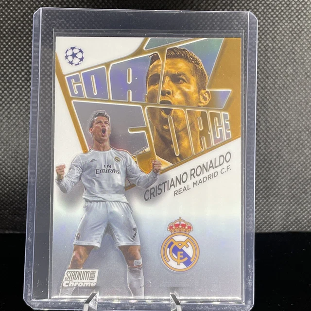 2022-23 TOPPS STADIUM Chrome Club UCL Cristiano Ronaldo Goal Force ...