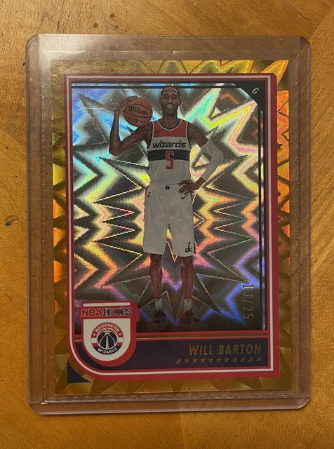 2022-2023 NBA HOOPS Orange Explosion #/25 Will Barton Washington Wizards EUR 1,85 - PicClick FR