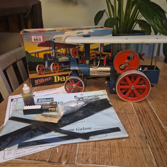 WILESCO D40 LIVE Steam Traction Engine With New Gas Conversion 663 £229 ...