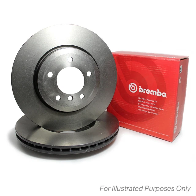 BREMBO REAR BRAKE Discs Vented 300mm Pair For BMW 2 Series F22 220d £82 ...
