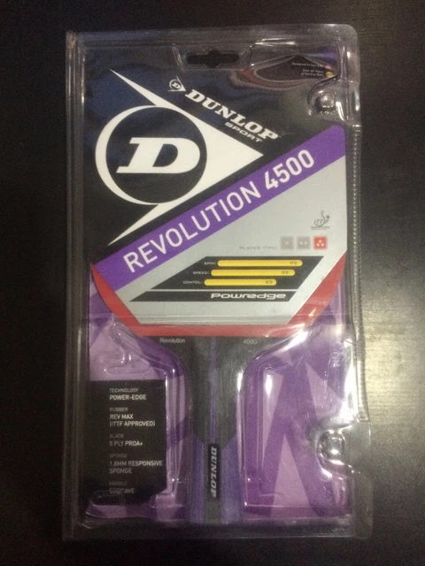DUNLOP REVOLUTION 4500 Table Tennis Bat £15.99 - PicClick UK