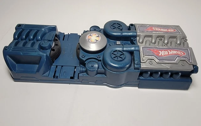 VINTAGE HOT WHEELS Power Booster Car Launcher Motorized Blue Mattel ...