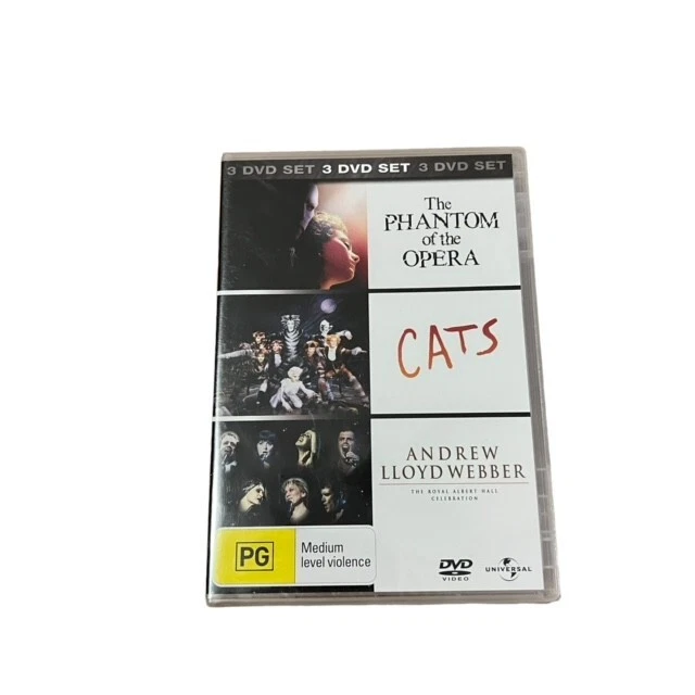 THE PHANTOM OF the Opera Cats Andrew Lloyd Webber DVD Region 4 Opera ...