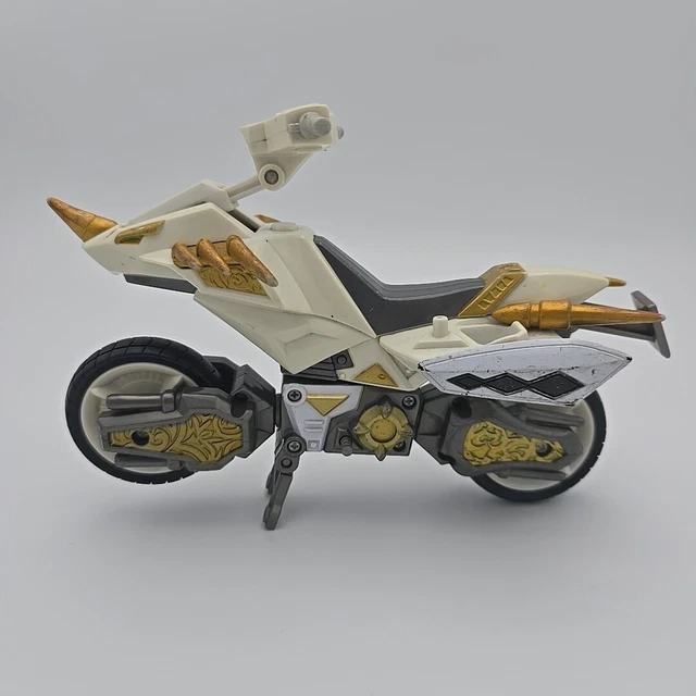 POWER RANGERS DINO Thunder: White Ranger Raptor Cycle £6.00 - PicClick UK