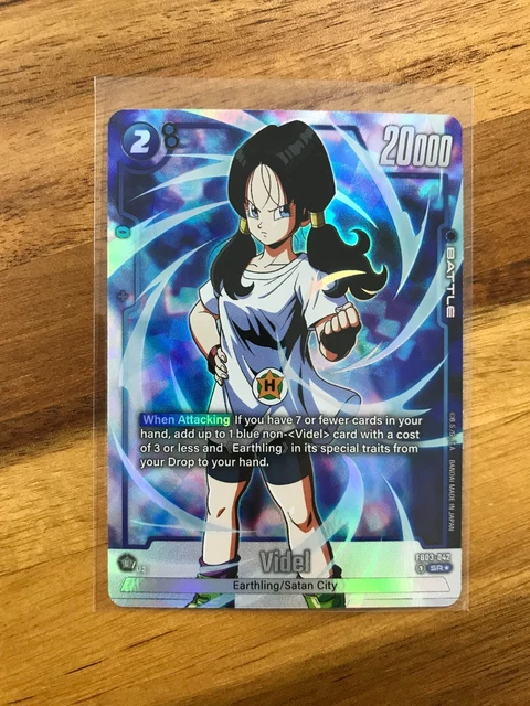 DRAGON BALL FUSION World Videl SR Alternate Art FB03-042 EUR 10,73 - PicClick FR