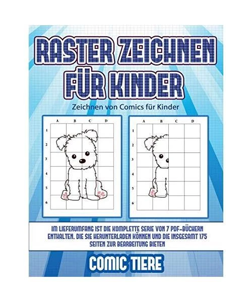 ZEICHNEN VON COMICS für Kinder (Raster zeichnen für Kinder - Comic ...
