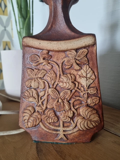 OLD VINTAGE MIDCENTURY Studio Pottery Stoneware Table Lamp Possibly ...