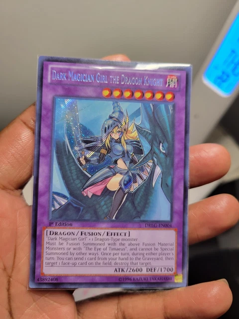 DARK MAGICIAN GIRL The Dragon Knight - Secret - DRLG-EN004 - 1st Ed - VLP-LP $100.00 - PicClick CA