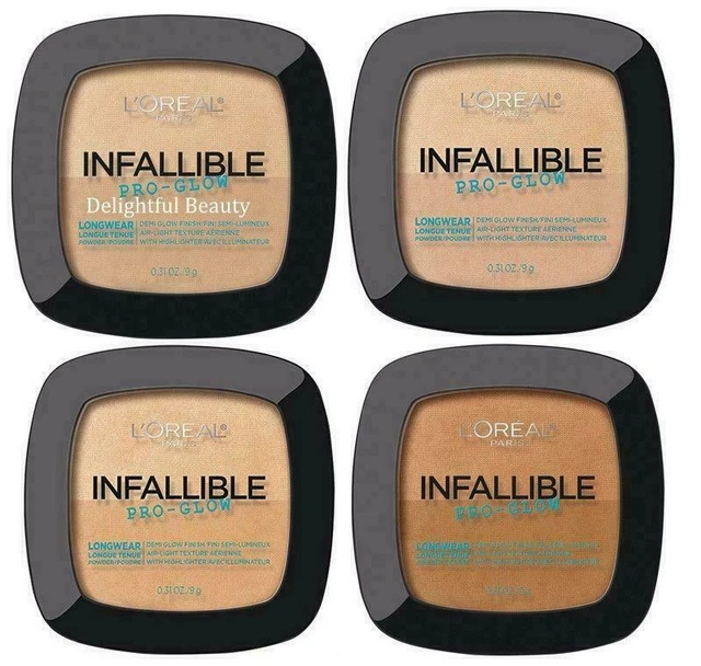 L'ORÉAL PARIS INFALLIBLE Pro Glow Pressed Powder, Choose Your Shade ...