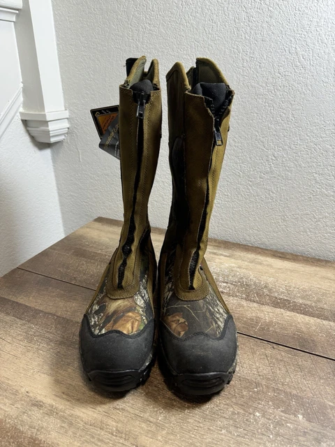 CABELAS DRY PLUS Boots Mens 12 Thinsulate Ultra Insulation Camo Leather ...