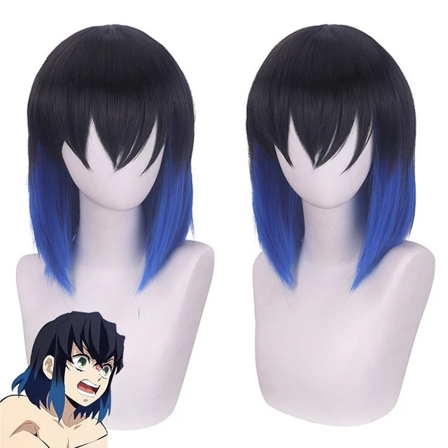 ANIME DEMON SLAYER: Kimetsu no Yaiba Hashibira Inosuke Cosplay Wig ...