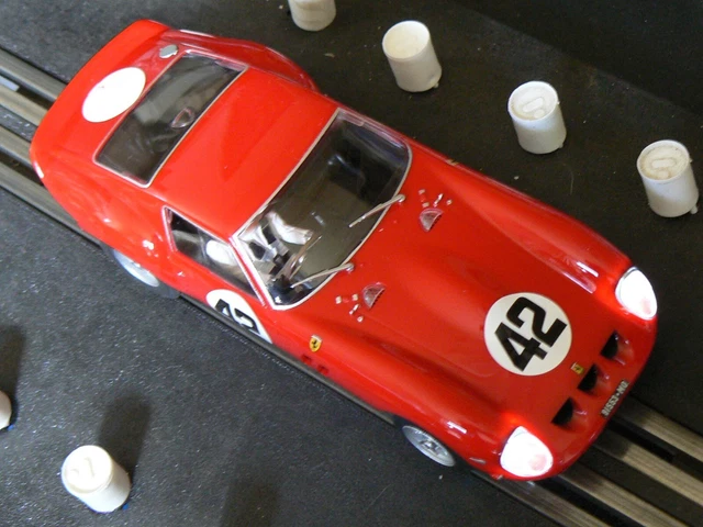 NEW C2970 SCALEXTRIC Ferrari 250 Gto Monza '63 Lights /Case/Classic ...