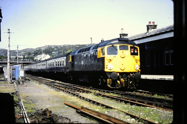 ORIGINAL~35MM COL/SLIDE~CLASS 26 26037 at Kyle of Lochalsh 21/6/1983 ...