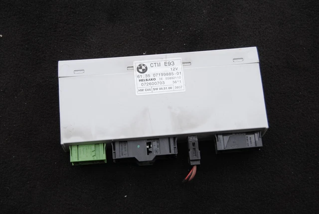 BMW 3 SERIES E93 Convertible Roof Control Module Ecu Oem 7199885 £15.00 ...