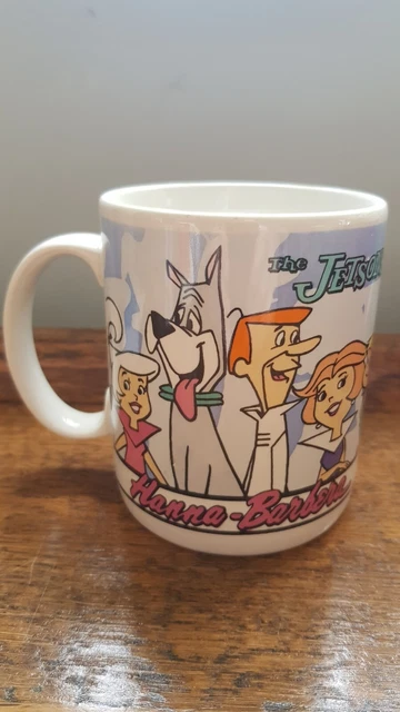 RARE VINTAGE 1990 Jetson Flintstone MUG HANNA-BARBERA Vitromaster £6.50 ...
