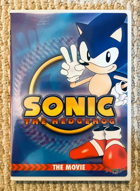 SONIC THE HEDGEHOG The Movie DVD 1999 Rare Animated Anime ADV Films Ova ...