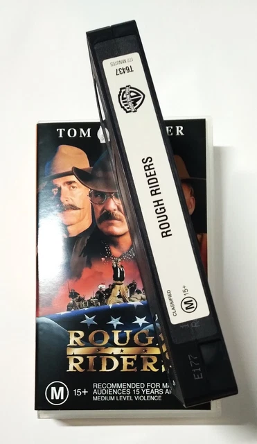 ROUGH RIDERS TOM Berenger Gary Busey Action/Western/Military Vhs Pal $8 ...