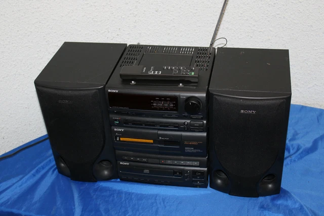 MINI HIFI COMPONENT System Sony FH-B450 CD Player o. Fernbedienung ohne ...