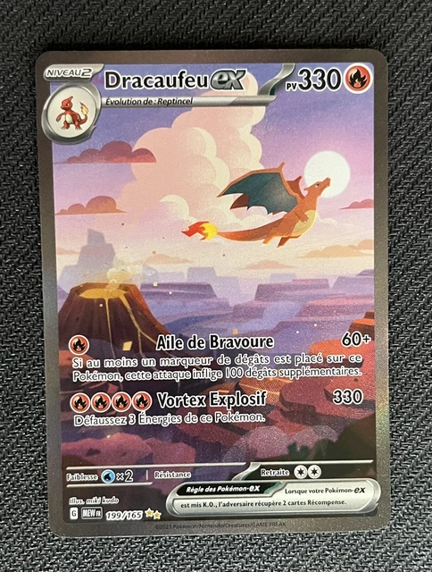 CARTE POKEMON 151 DRACAUFEU EX ALT 199/165 - Très Belle 🤩 EUR 155,00 ... CARTE POKEMON 151 DRACAUFEU EX ALT 199/165 - Très Belle 🤩 EUR 155,00 ...