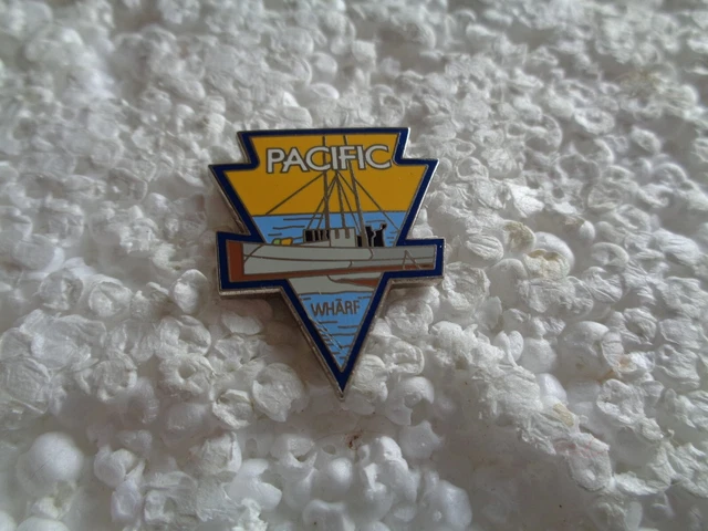 DISNEY CALIFORNIA PACIFIC Wharf rare unusual issued metal lapel pin £3. ...