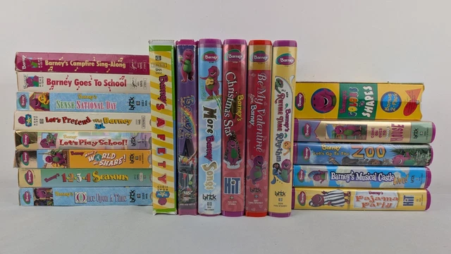 ASSORTED BUNDLE OF 20x Barney The Dinosaur & Friends Vintage VHS ...