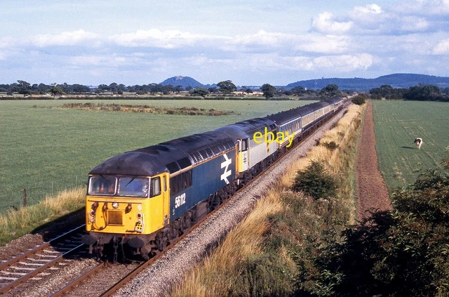 ORIGINAL 35MM SLIDE BR Class 56 no.56112/56111 at Hargrave +rights for ...