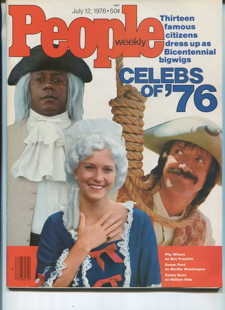 PEOPLE MAGAZINE JULY 12,1976 Flip Wilson Susan Ford Sonny Bono Muhammad ...