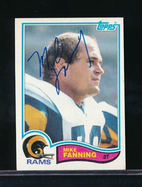 1982 TOPPS #374 Mike Fanning autographe signé décédé EUR 22,13 ...