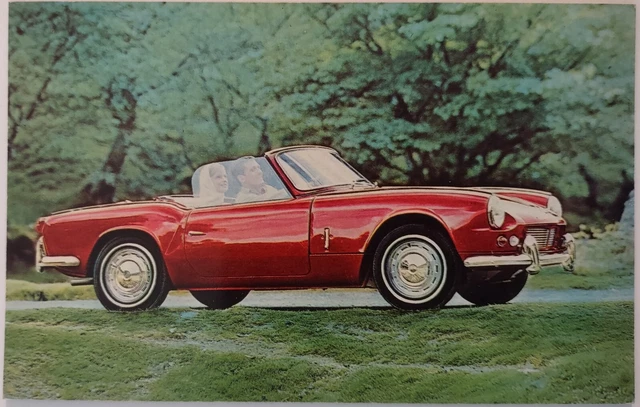 VINTAGE POSTCARD TRIUMPH Spitfire Car Automobile AA25 $4.75 - PicClick