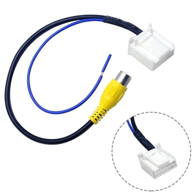 FOR TOYOTA REVERSE Camera Cable with 16 Pin Ports Black&Blue&White ...