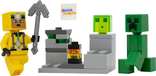 LEGO MINECRAFT : Pack Combo Explorateur De Grotte, Creeper Et Slime - 6 ...
