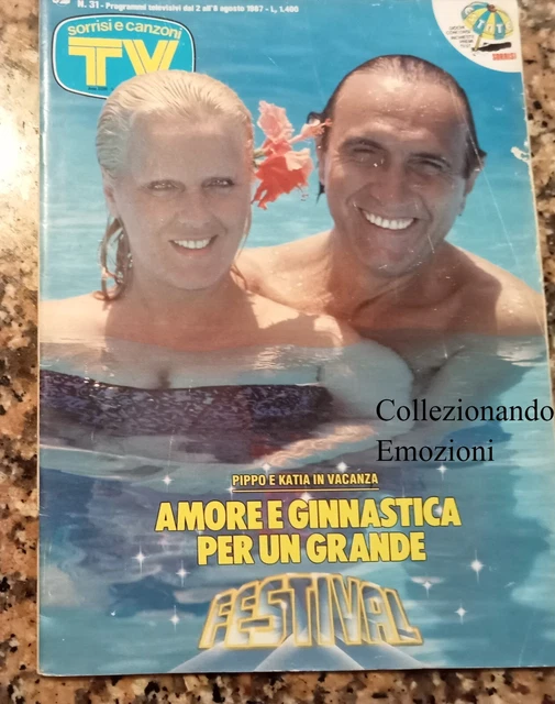 TV SORRISI E CANZONI N.31 1987-Baudo-Ricciarelli- Zucchero-Steven ...
