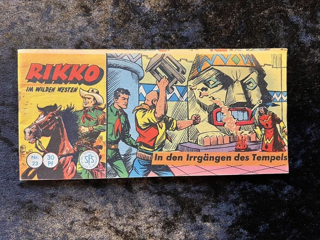 RIKKO IM WILDEN Westen Piccolo Heft 1950er Jahre Nr. 23 Z1 #684 EUR 4 ...