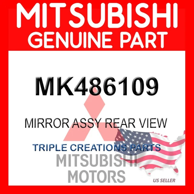 VÉRITABLE OEM MITSUBISHI MK486109 RÉTROVISEUR ASSY VUE ARRIÈRE EUR 52 ...