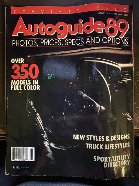 AUTOGUIDE 89 PREMIERE Issue Over 350 Models In Full Color Magazine New ...