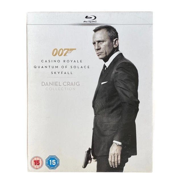 DANIEL CRAIG 007 Box set Quantum of Solace, Skyfall, Casino Royale ...