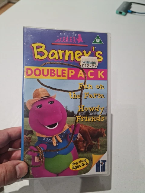 BARNEYS DOUBLE PACK Fun on the farm - Howdy Friends VHS VIDEO £16.14 ...