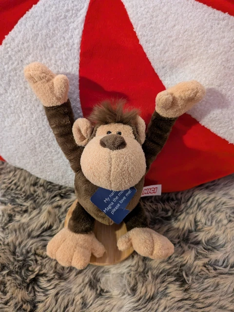 NICI FLOPPY LAYING Sitting "MAGNA" Monkey 9" Soft Plush Toy RARE £25.00 ...