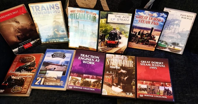 11 DVD'S OF Steam Train past and present in original cases. EUR 6,99 ...