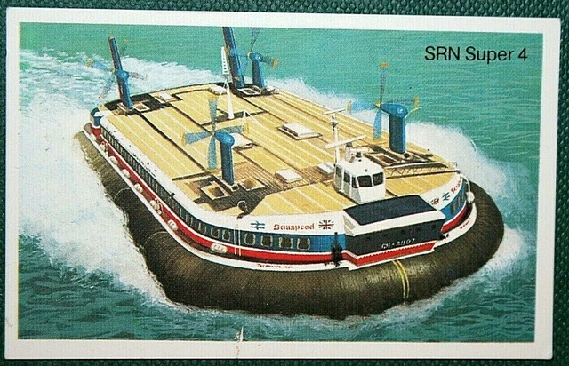 CARTE ILLUSTRÉE HOVERCRAFT SRN Super 4 MB22M EUR 4,62 - PicClick FR