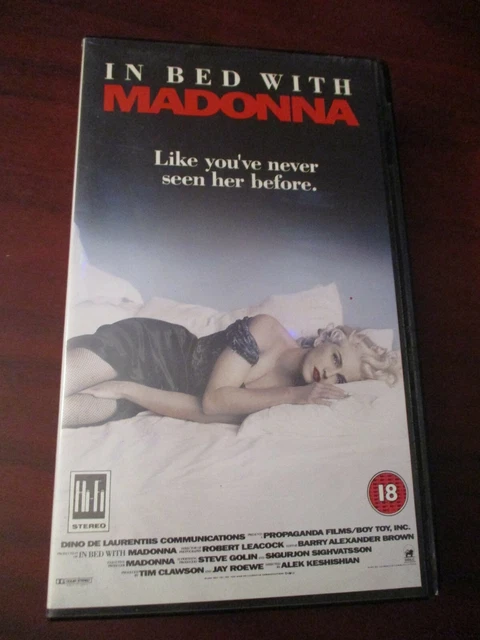 IN BED WITH Madonna VHS Video Tape (NEW) £7.99 - PicClick UK