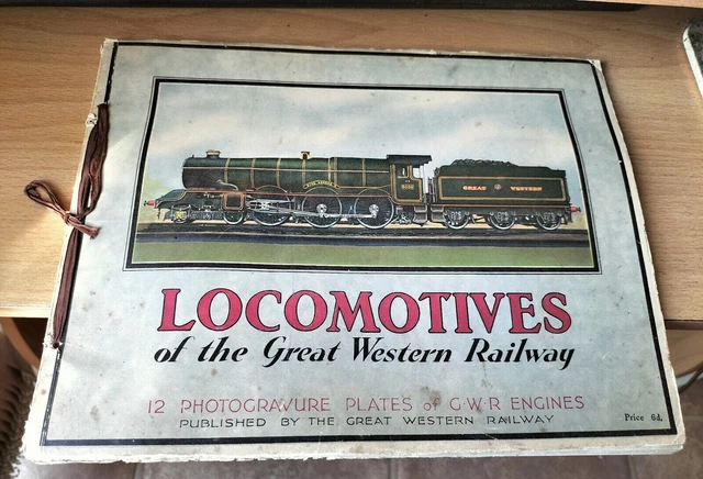 VINTAGE LOCOMOTIVES OF The Great Western Railway Pb 12 Plates Of Gwr ...