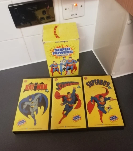 VHS SUPER POWERS Collection DC Comic Superboy, Superman, Batman Full ...