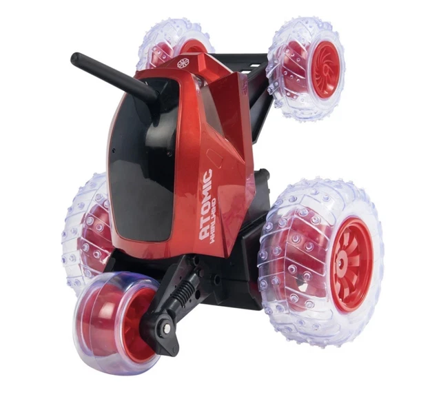ATOMIC WHIRLWIND REMOTE Control Kids stunt Car monster truck RC LEDs ...