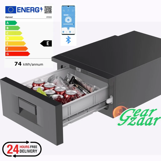 ALPICOOL D30 20L12V Compressor Drawer Fridge Campervan, Boat, Caravan ...