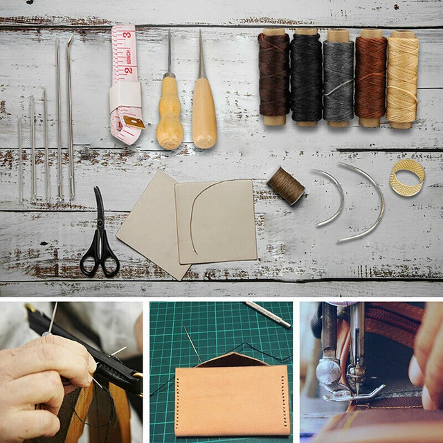 16PCS REPAIR SEWING Needles Kit For Canvas Upholstery Leather Carpet ...