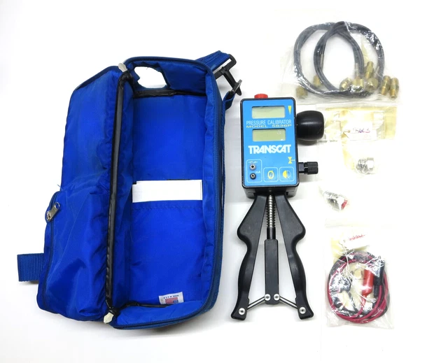 TRANSCAT 5836P DIGITAL Pneumatic Calibrator w/ Hand Pump 500 PSI Kit ...