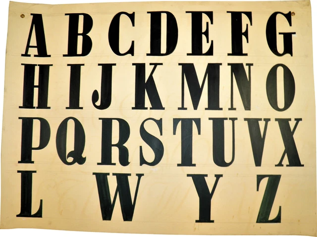 ALPHABET GDE GOUACHE Poster Character Police Capital Letters Typography ...